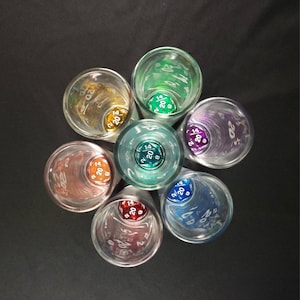 SINGLE Custom D20 Shot Glass - Etsy