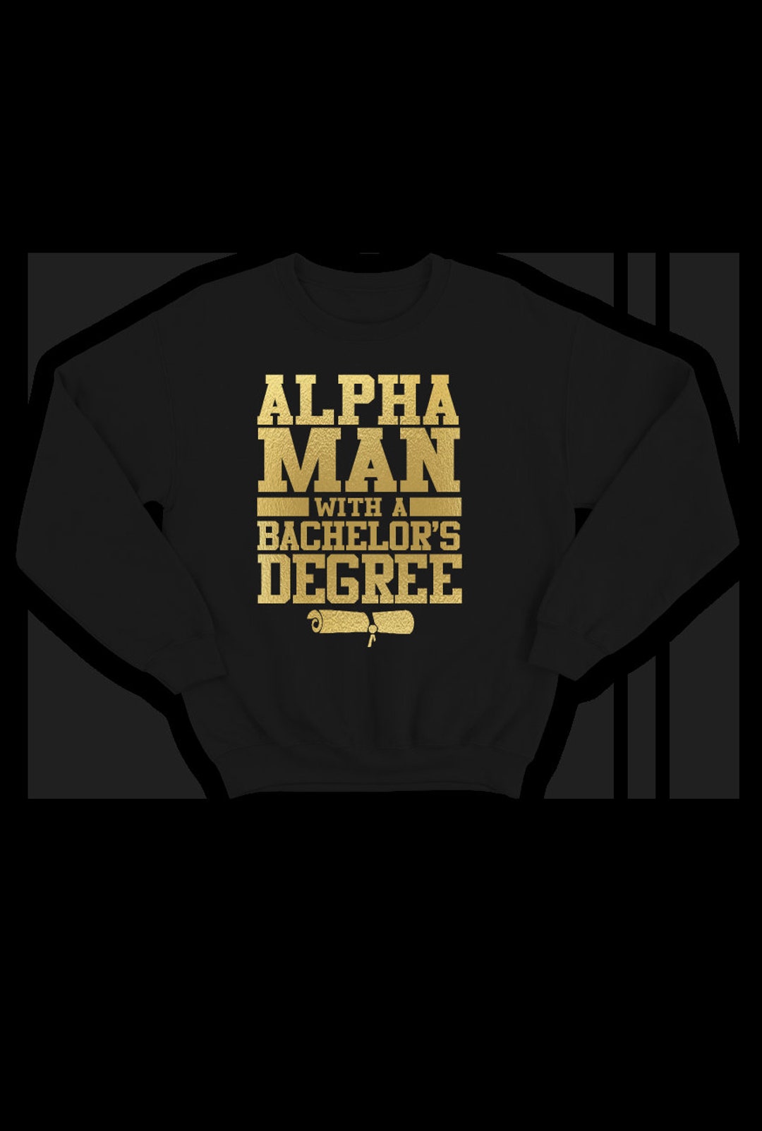 Alpha "degree" Sweatshirt - Etsy
