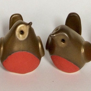 Handmade Ceramic Mini Robin - Etsy UK