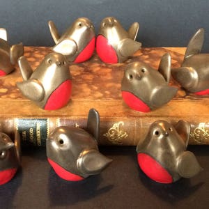Handmade Ceramic Mini Robin - Etsy UK