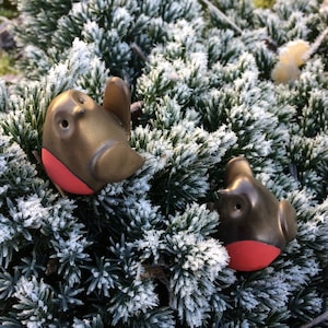 Handmade Ceramic Mini Robin - Etsy UK