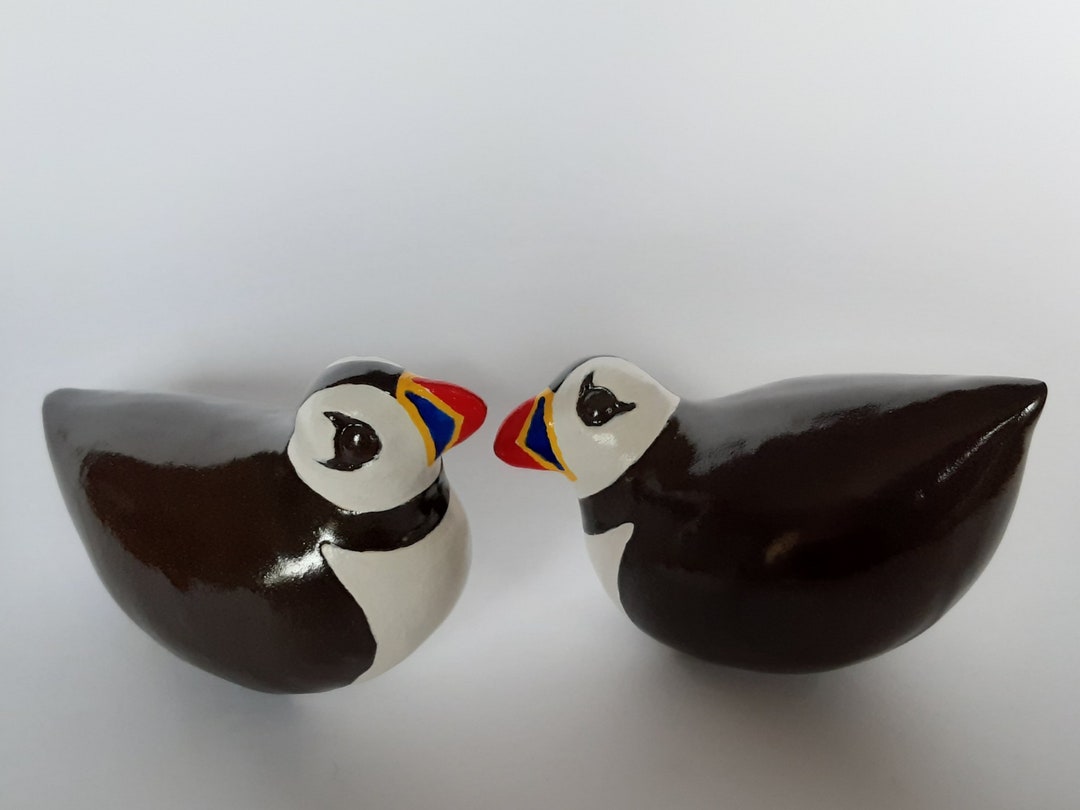 Puffin Handmade Ceramic Bird - Etsy