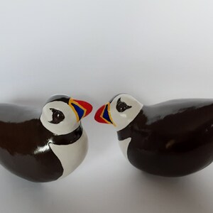 Puffin Handmade Ceramic Bird - Etsy