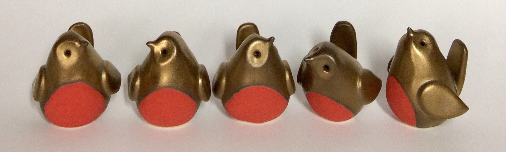 Handmade Ceramic Mini Robin | Etsy UK