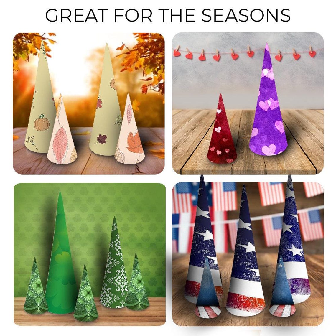 Paper Mache Craft Cones Variety Pack - Etsy