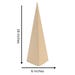 XL- DIY Paper Mache Triangle Craft Cones Oversize Set-18 X 6 Inches ...