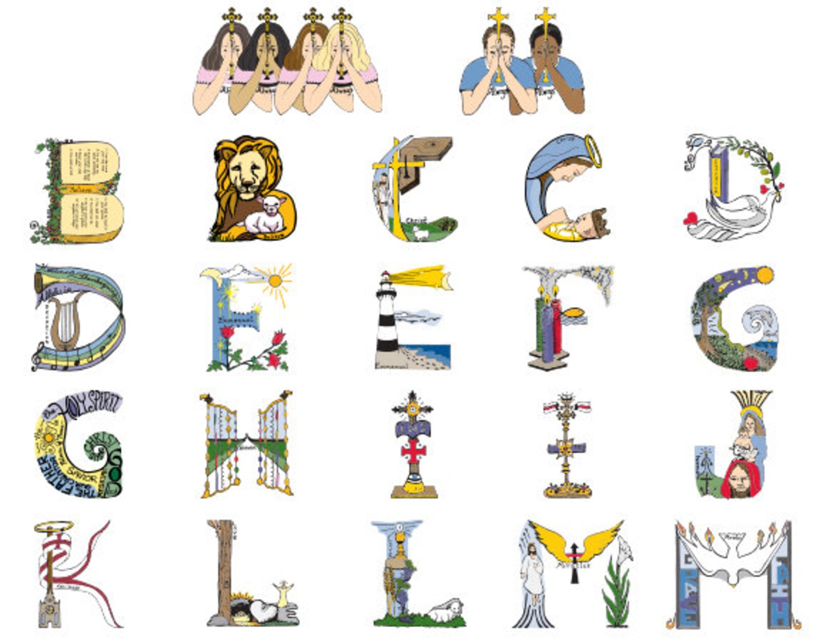 The Christian Alphabet Replacement Order for Errors - Etsy