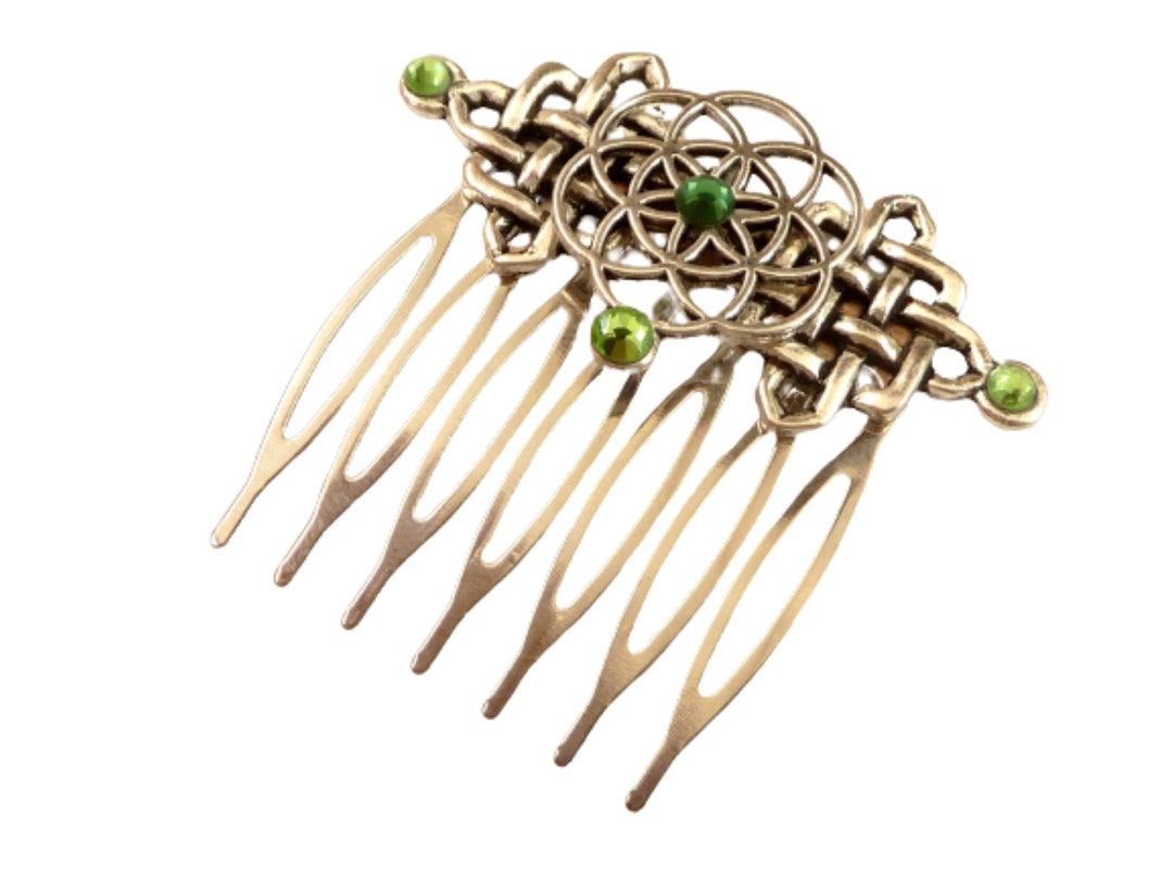 Small Hair Comb With Celtic Knot Dimensions 4.6 L X 5 B Cm Ireland Hair ...