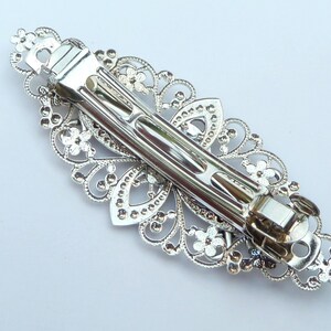 Ireland Hair Clip With Celtic Cross Silver Colored Green Irish Bride ...