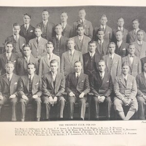 Vintage, 1928-1929 Princeton University Triangle Club, "zuider Zee ...