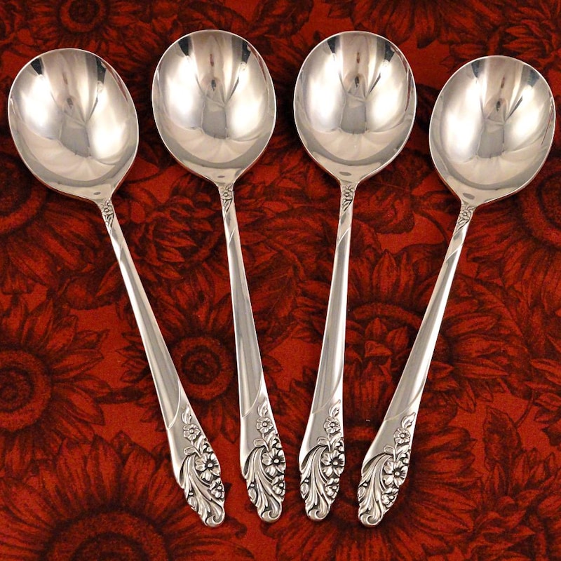 Round Soup Spoons Oneida - Etsy
