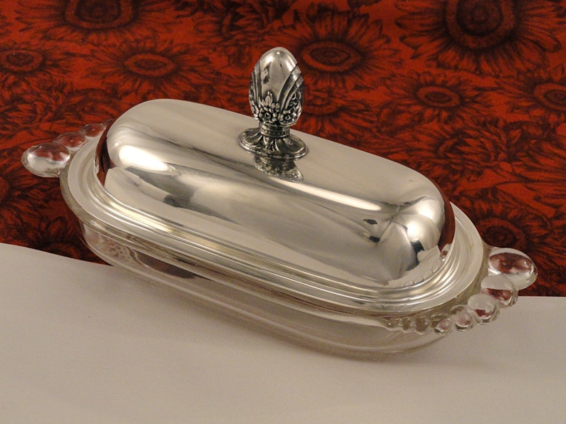 FIRST LOVE Butter Dish 1937 Vintage Silverplate Silver Plate | Etsy