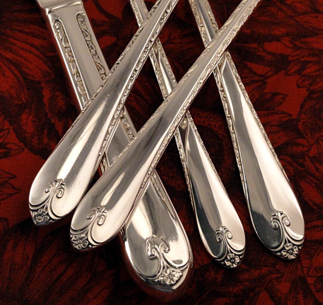 Minty Gumbo Soup Spoon _ EXQUISITE by Wm Rogers _ Vintage 1940 ...