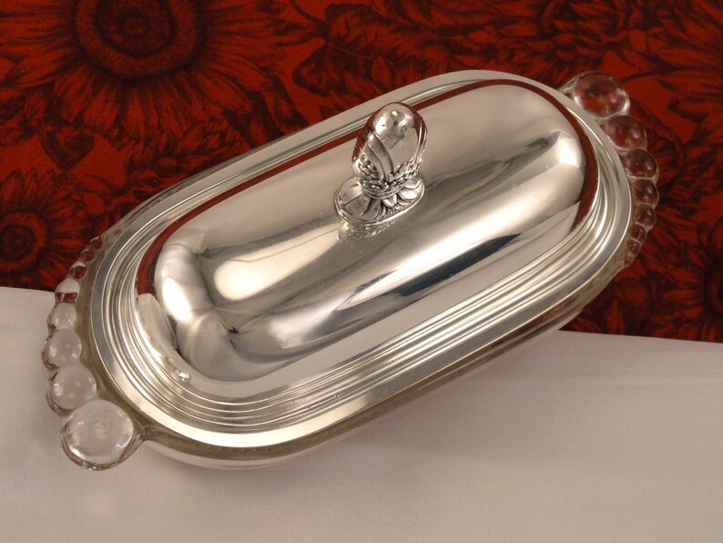 FIRST LOVE Butter Dish 1937 Vintage Silverplate Silver Plate | Etsy
