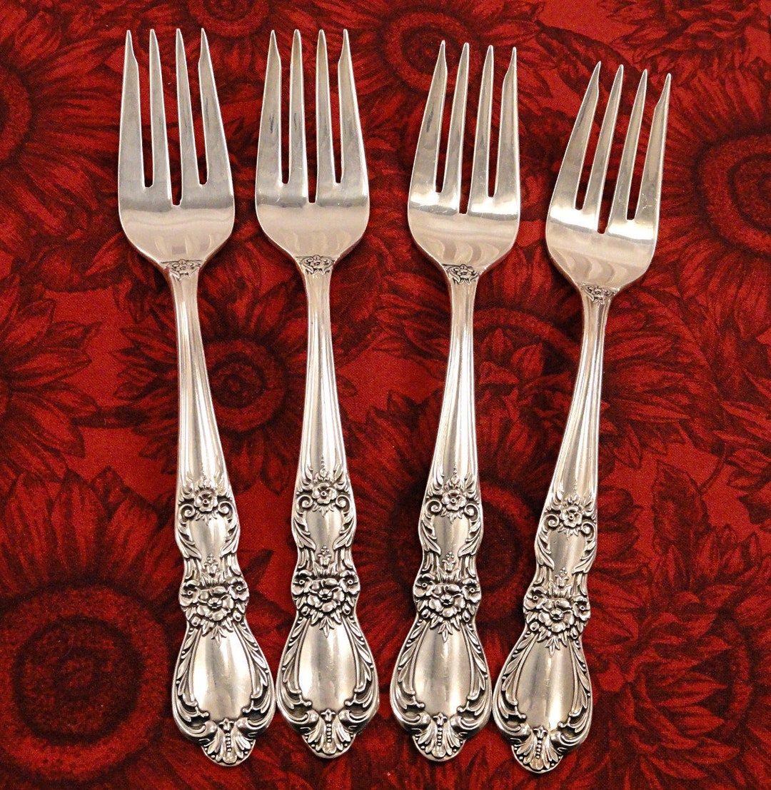 Minty Salad Fork _ HERITAGE by 1847 Rogers Bros _ Vintage 1953 ...