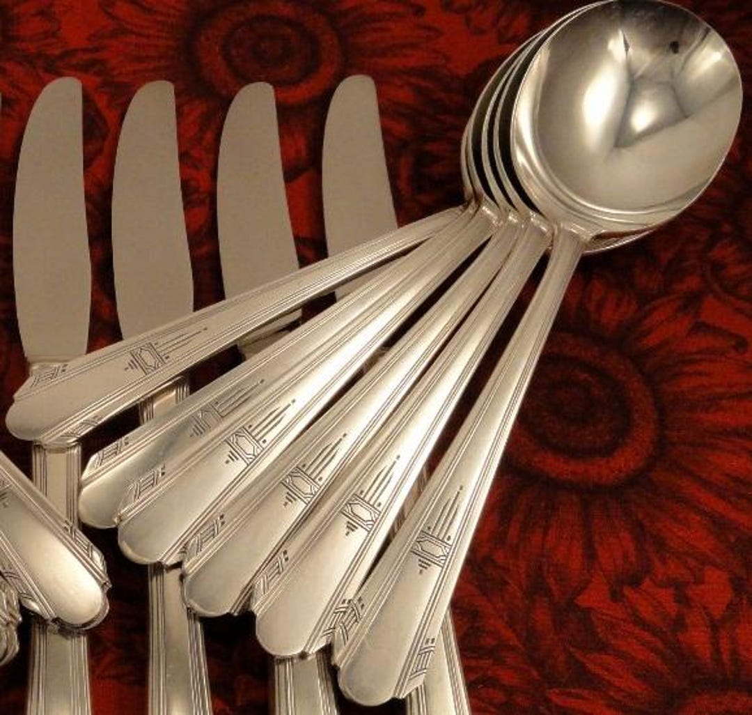 Minty Gumbo Soup Spoon _ PARAMOUNT by Wm A Rogers _ Vintage 1933 ...