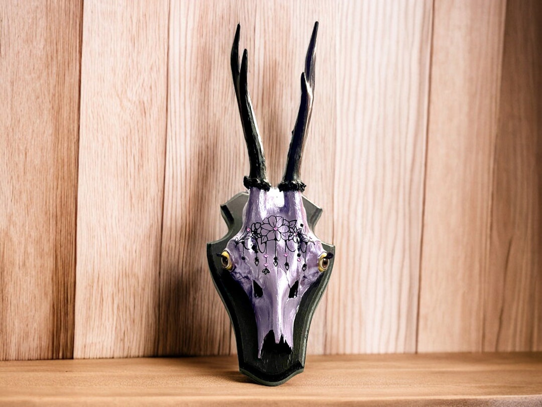 Deer Antlers Deer Antler Decoration "magic Eyes" - Unique Decoration ...