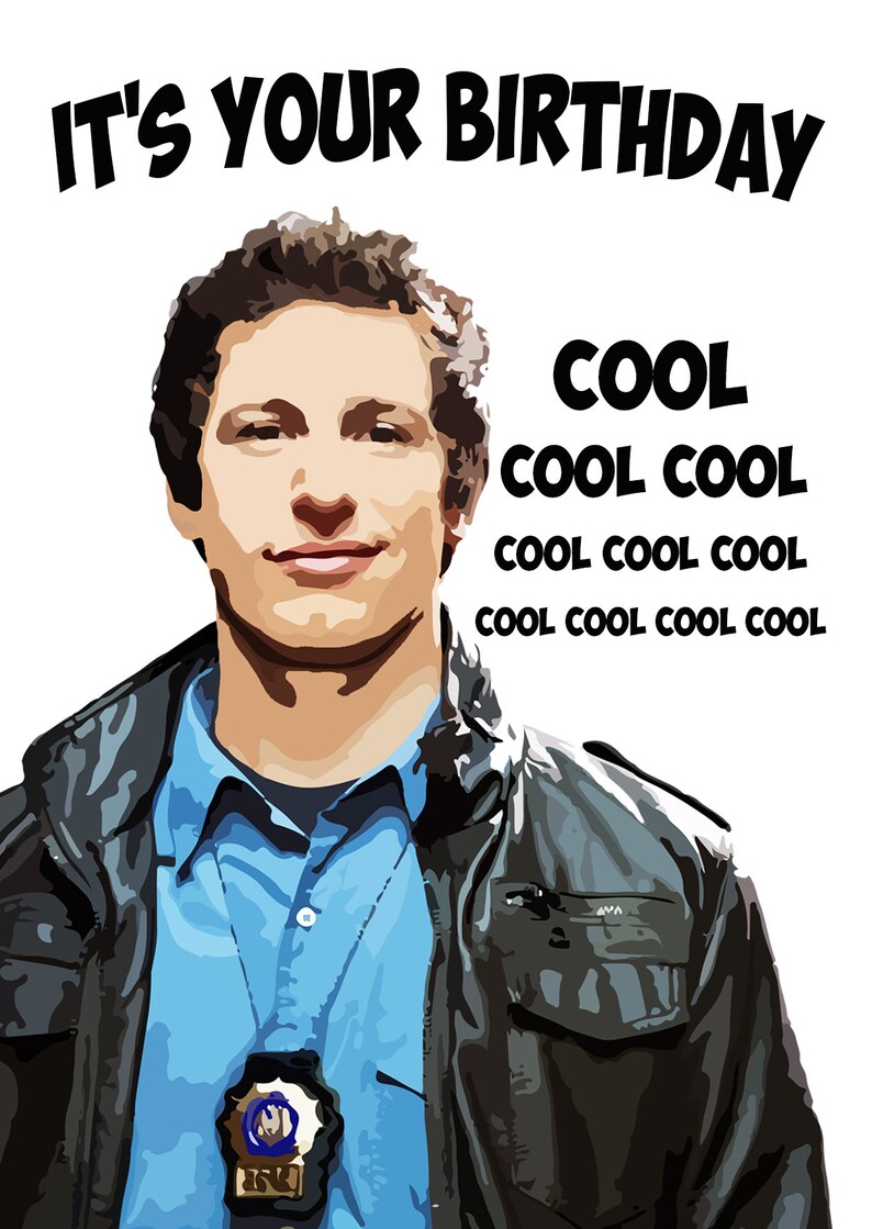 Brooklyn Nine-Nine Birthday Card | Etsy