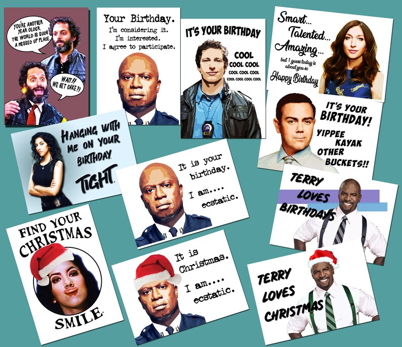 Brooklyn Nine-nine Captain Holt Birthday Card - Etsy