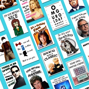 Zoolander Birthday Card - Etsy