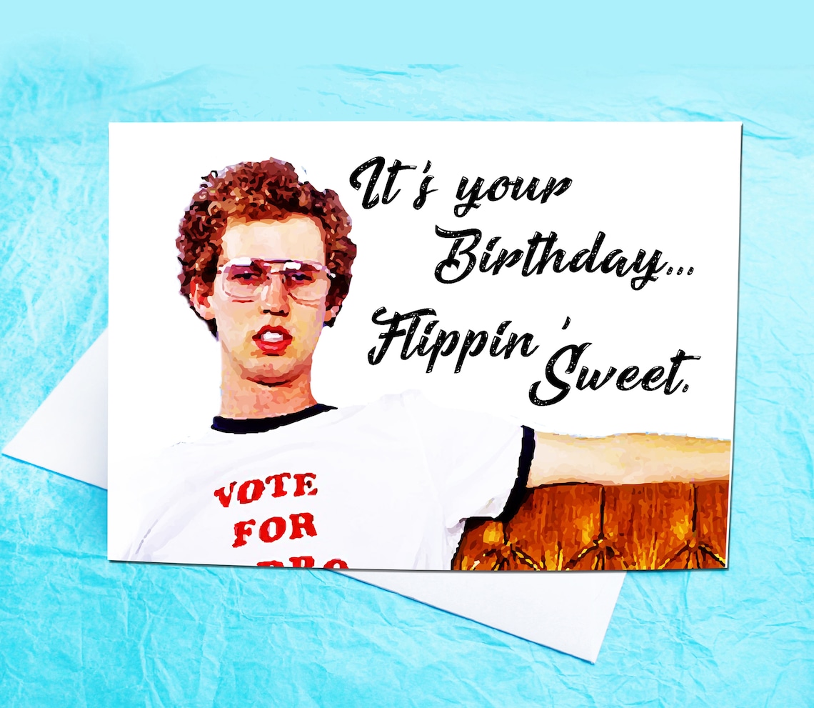Napoleon Dynamite Birthday Card | Etsy