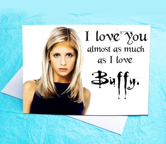Buffy the Vampire Slayer Greeting Card - Etsy