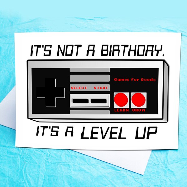 Nintendo Birthday Card - Etsy