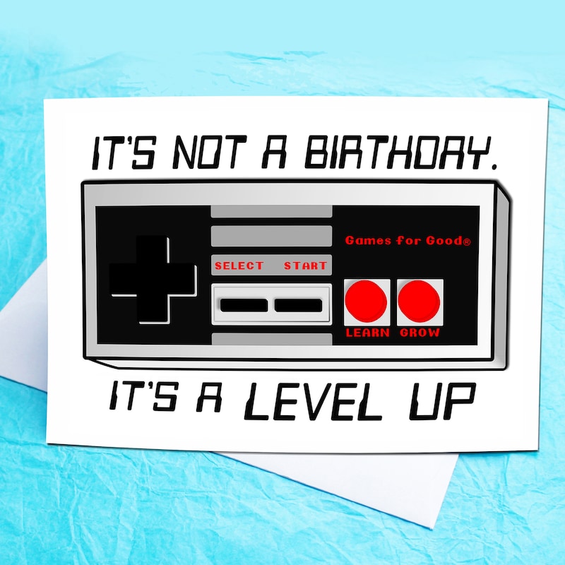 Nintendo Birthday Card - Etsy