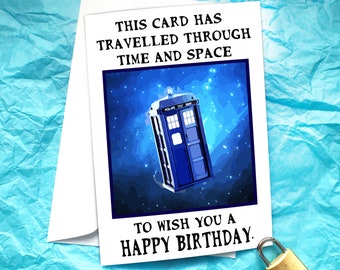 Doctor Who Card | Etsy