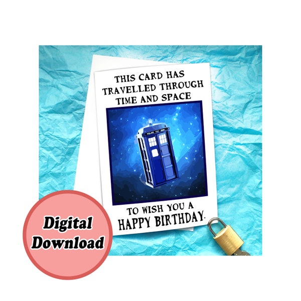 Doctor Who Birthday - Etsy