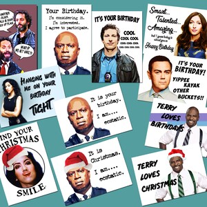 Adrain Pimento Brooklyn 99 Birthday Card Kimwestart - Etsy