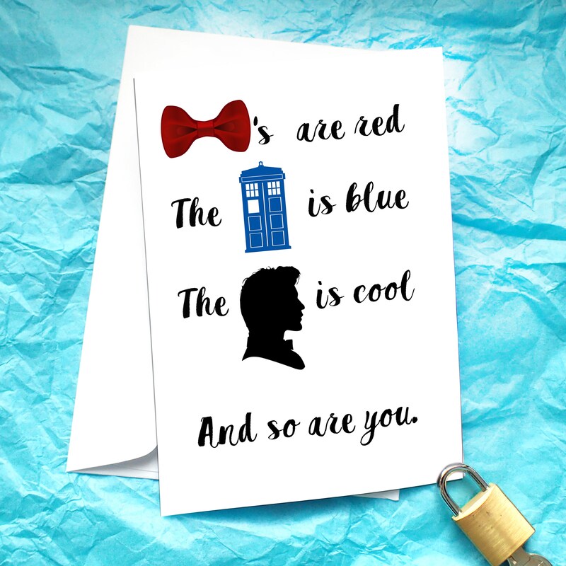 Doctor Who Card - Etsy