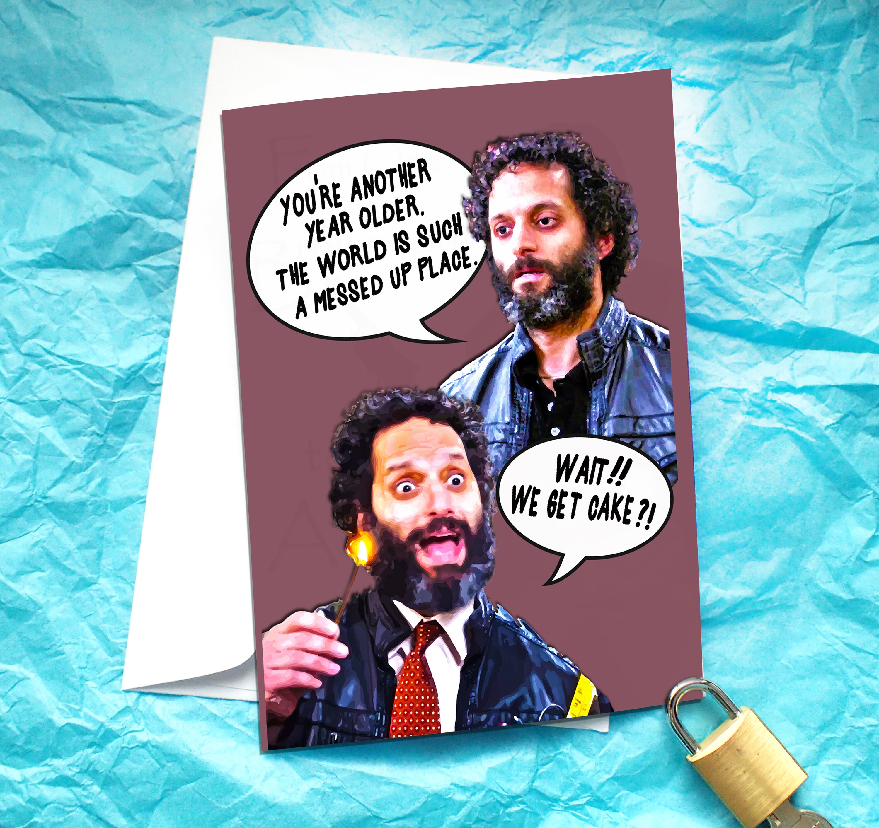 Adrain Pimento Brooklyn 99 Birthday Card - Etsy Australia
