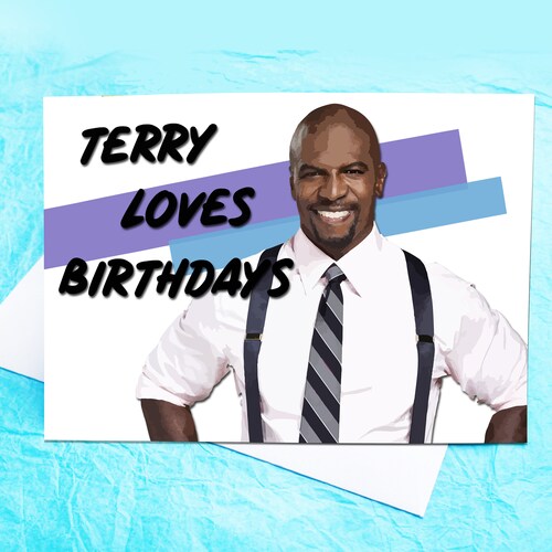 Adrain Pimento Brooklyn 99 Birthday Card | Etsy