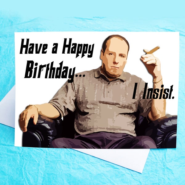 The Sopranos Birthday Card - Etsy New Zealand