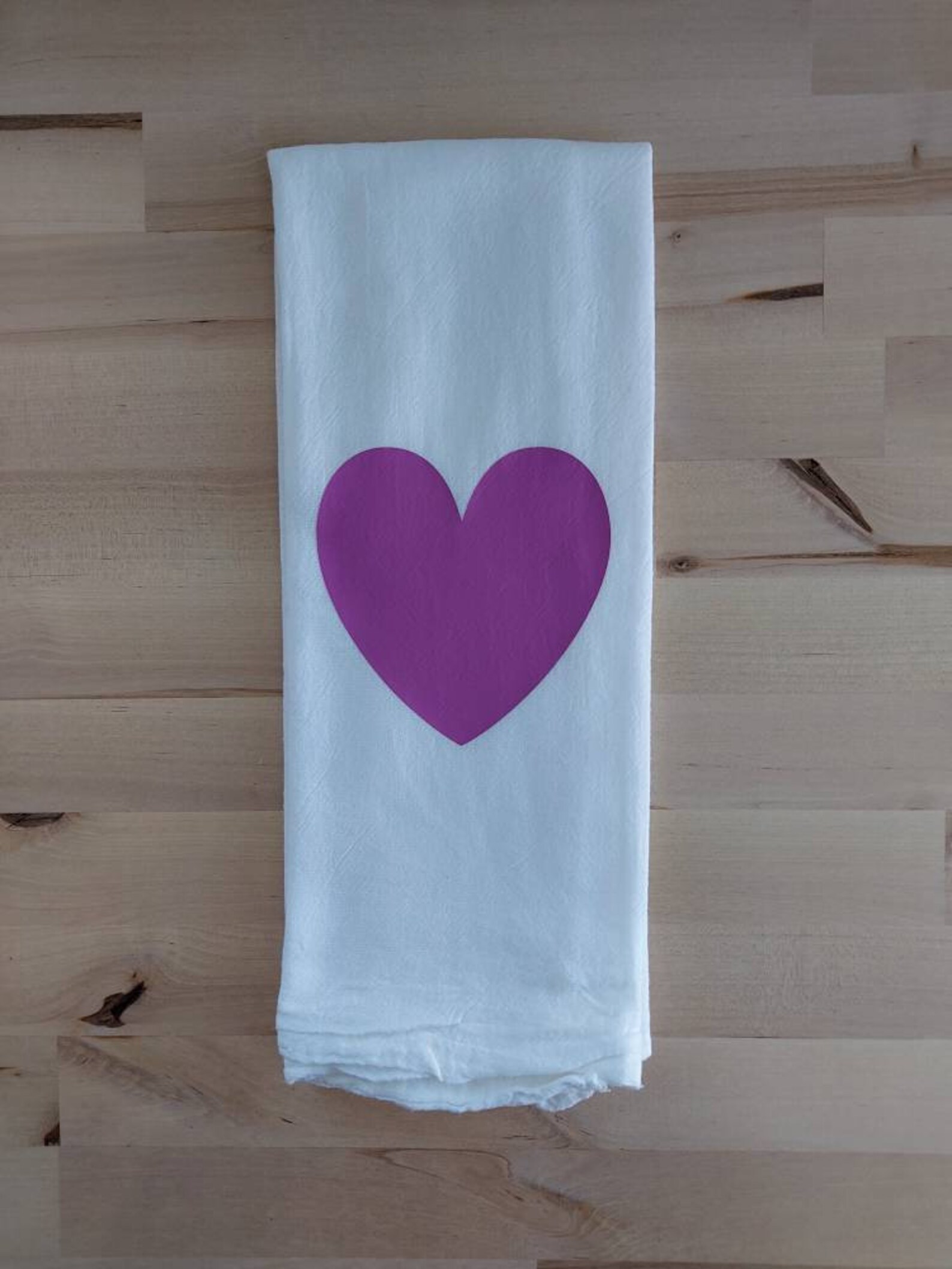 Custom Valentine Heart Kitchen Towel Personalized - Etsy