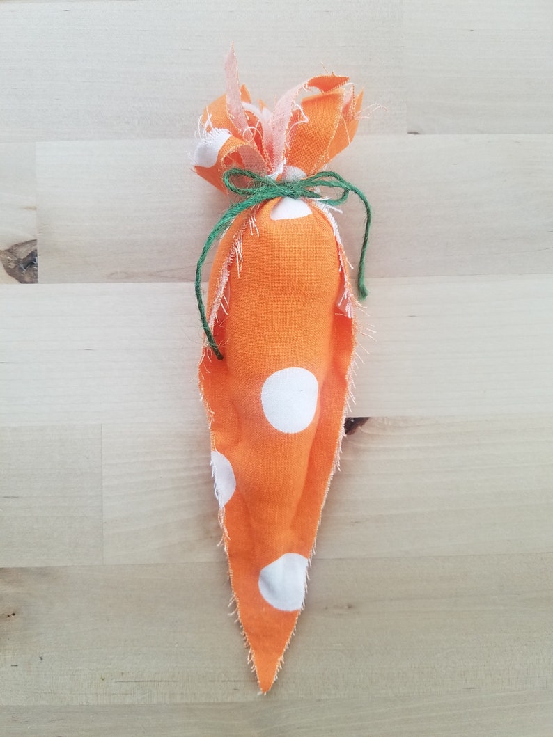 Fabric Carrots for Easter Home Decor Set of 6 Easter - Etsy