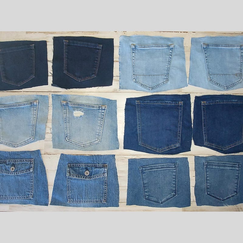 Denim Pockets - Etsy