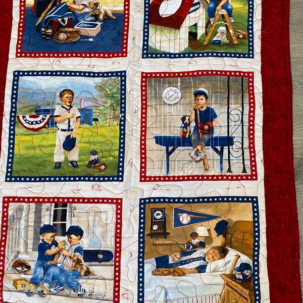 Baseball Quilt - Etsy