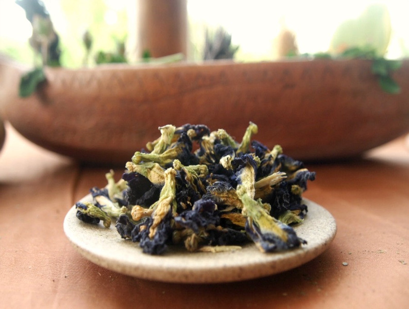 Loose Butterfly Pea Blue Chai Herbal Tea Drink 100g / - Etsy