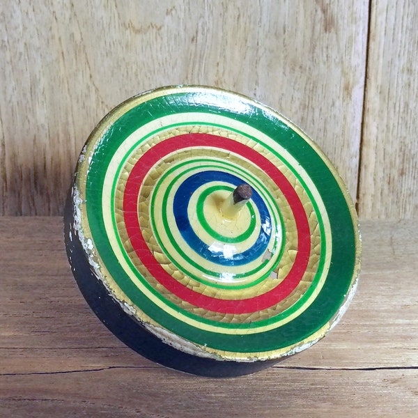 Wooden Spinning Tops - Etsy
