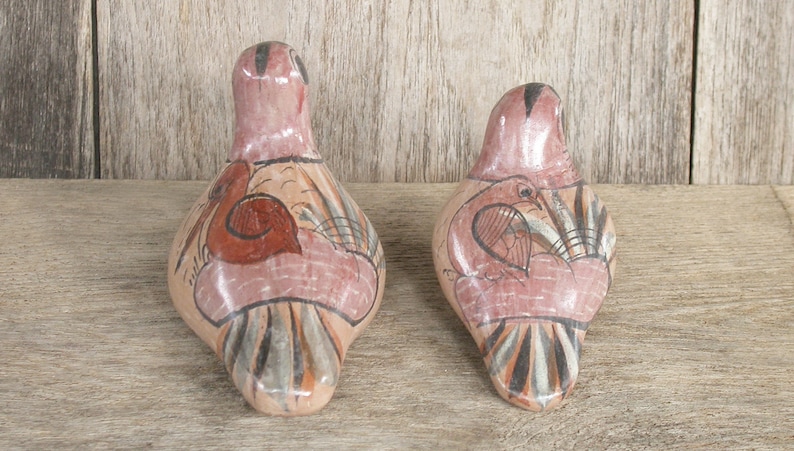 Japanese Ceramics Ceramic Bird Set of Small 2 Ceramic Birds - Etsy