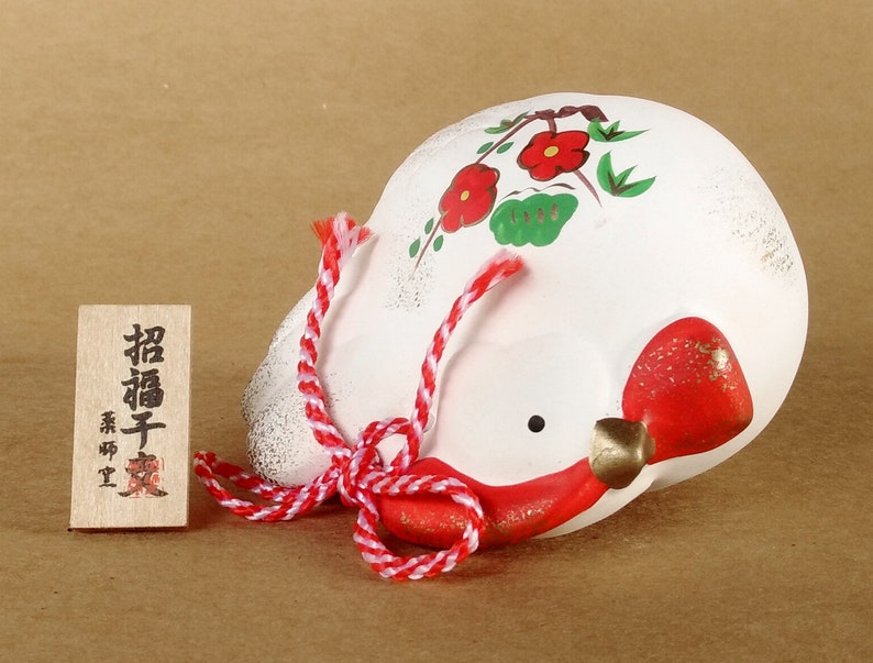 Tori Dorei Bell, Rooster Bell, Rooster Doll, Japanese Ceramic Bell ...