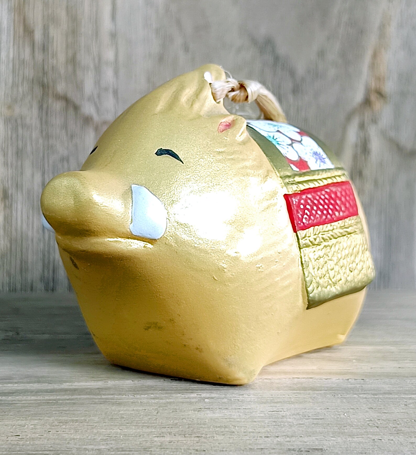 Inoshishi, Dorei Bell Boar, Japanese Ceramic Bell, Vintage Bell, Clay ...