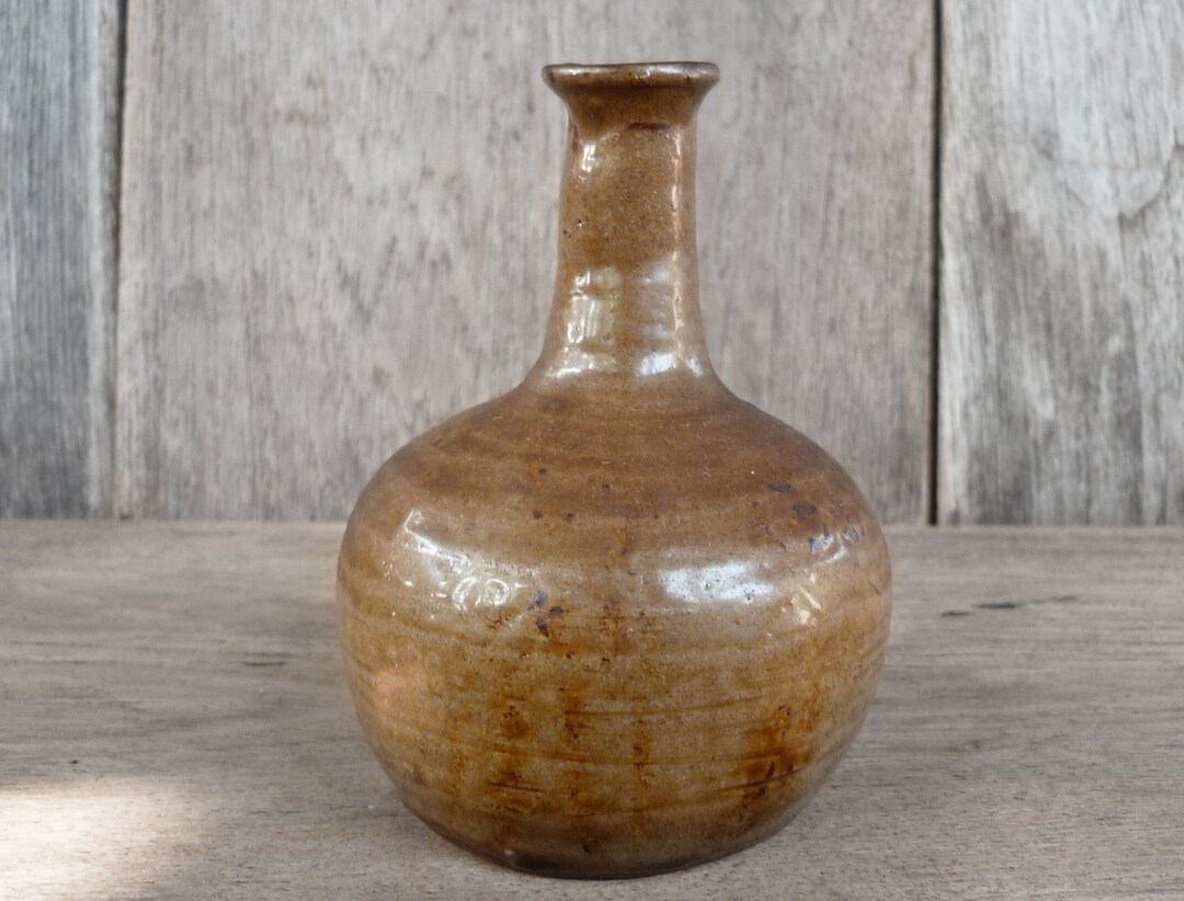 Small Ceramic Vase, Japanese Vintage Vase, Small Flowers Vase, Rustic ...