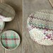 Vintage Straw Coaster Set of 6 Round Straw Coasters Japanese - Etsy