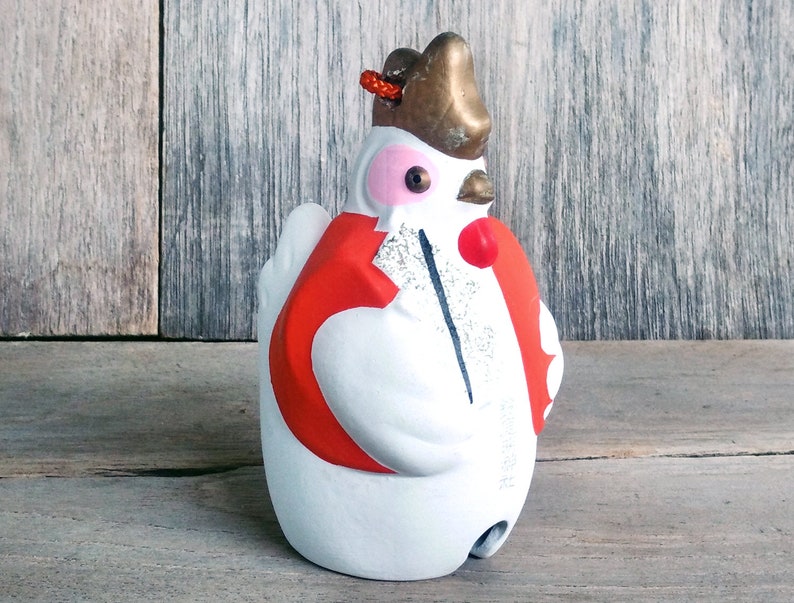 Rooster Bell Vintage Dorei Bell Japanese Ceramic Bell Symbolic of ...