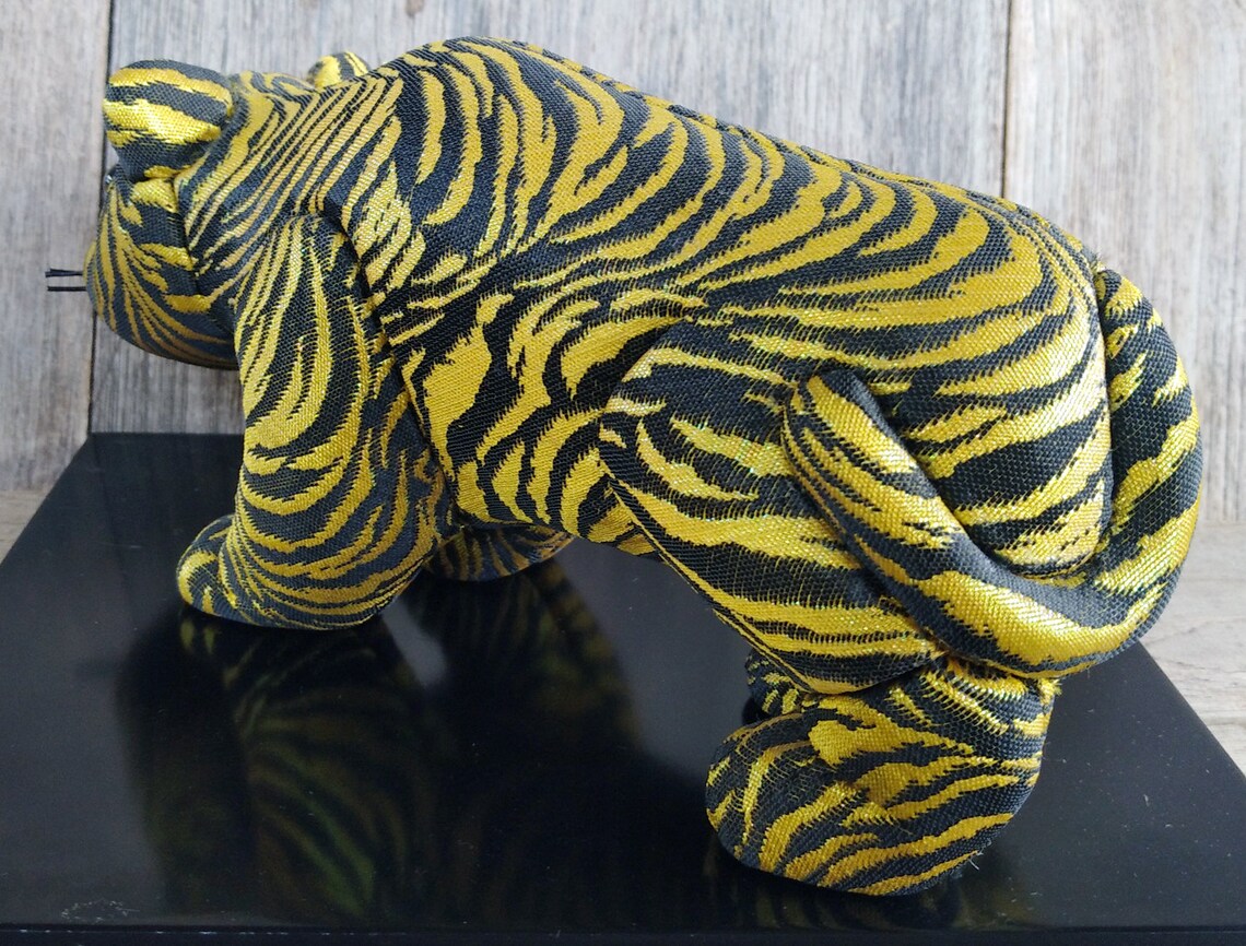 Tora Tiger Kimono Fabric Doll Figurine Tiger Vintage - Etsy