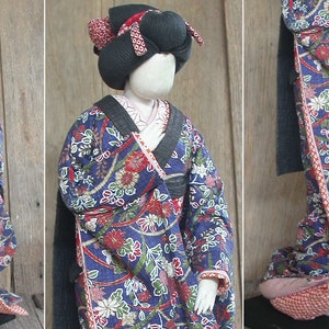 Rare!! Japanese Paper Art, the Art of Washi Ningyo, Japanese Paper ...