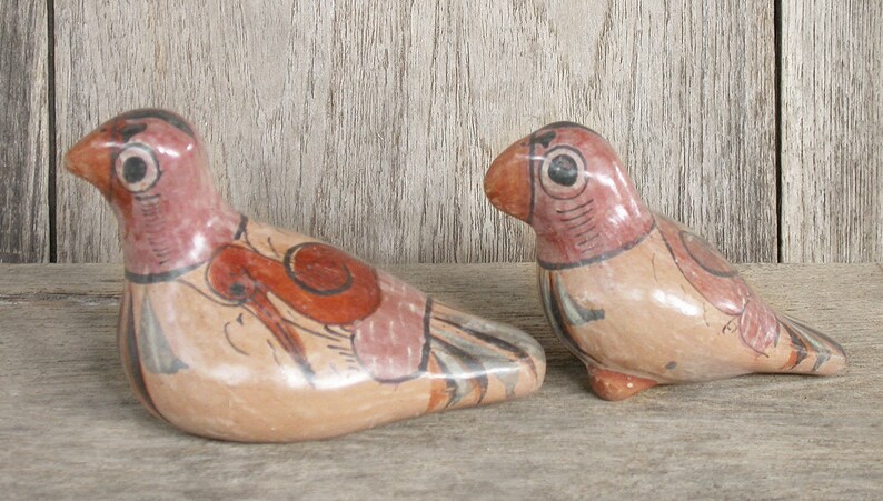 Japanese Ceramics Ceramic Bird Set of Small 2 Ceramic Birds - Etsy